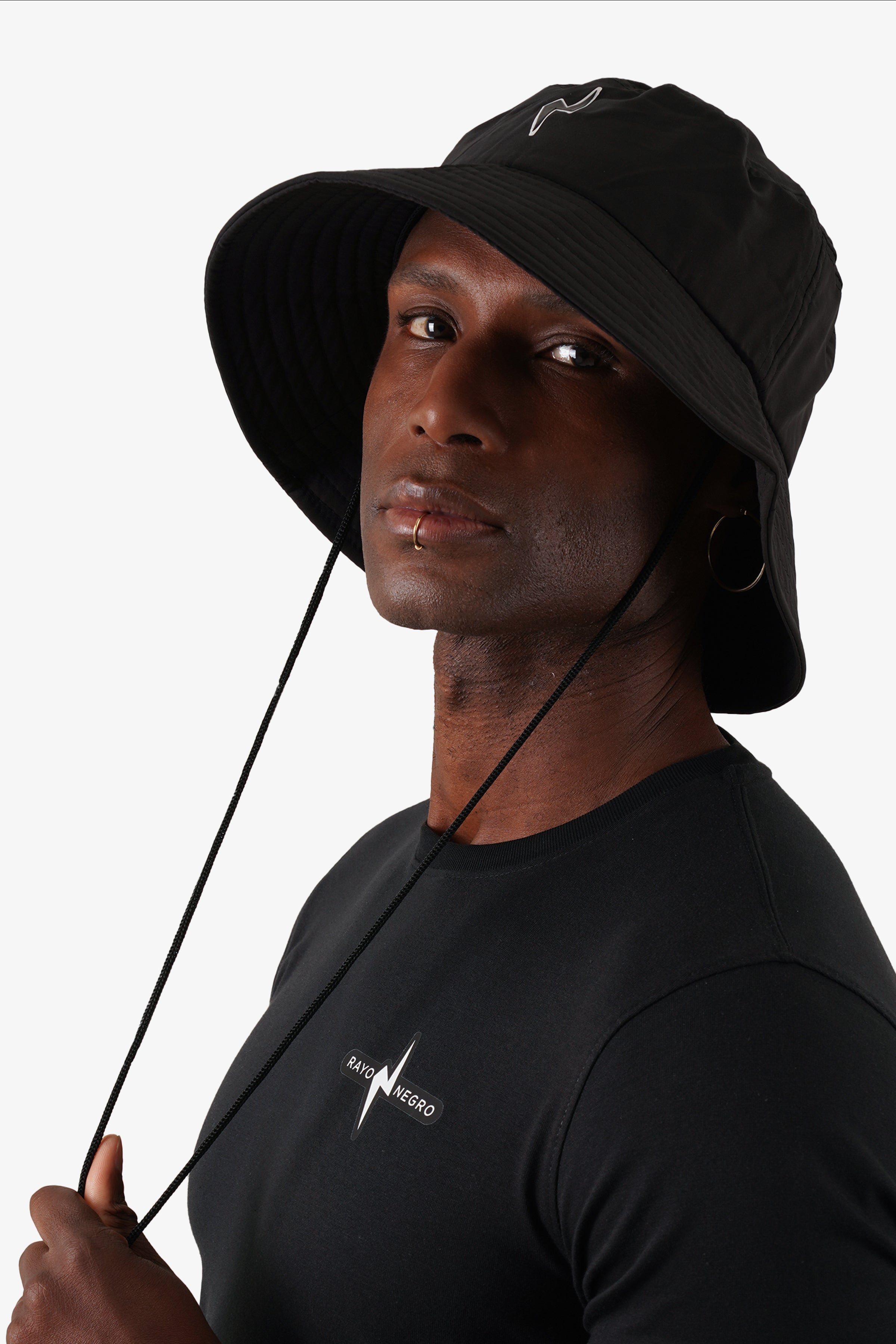 Bucket Negro 2.0 Rayo Negro - Gorro Pescador Deportivo | Rayo Negro